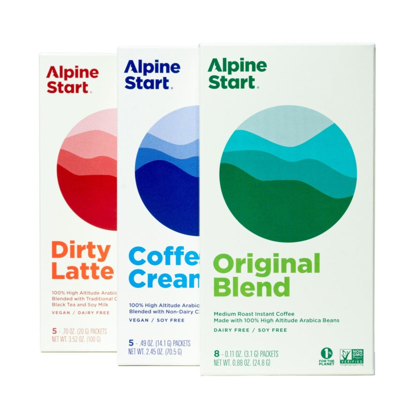 Instant Coffee Multi-Pack & Variety Pack (Save $5) | Alpine Start