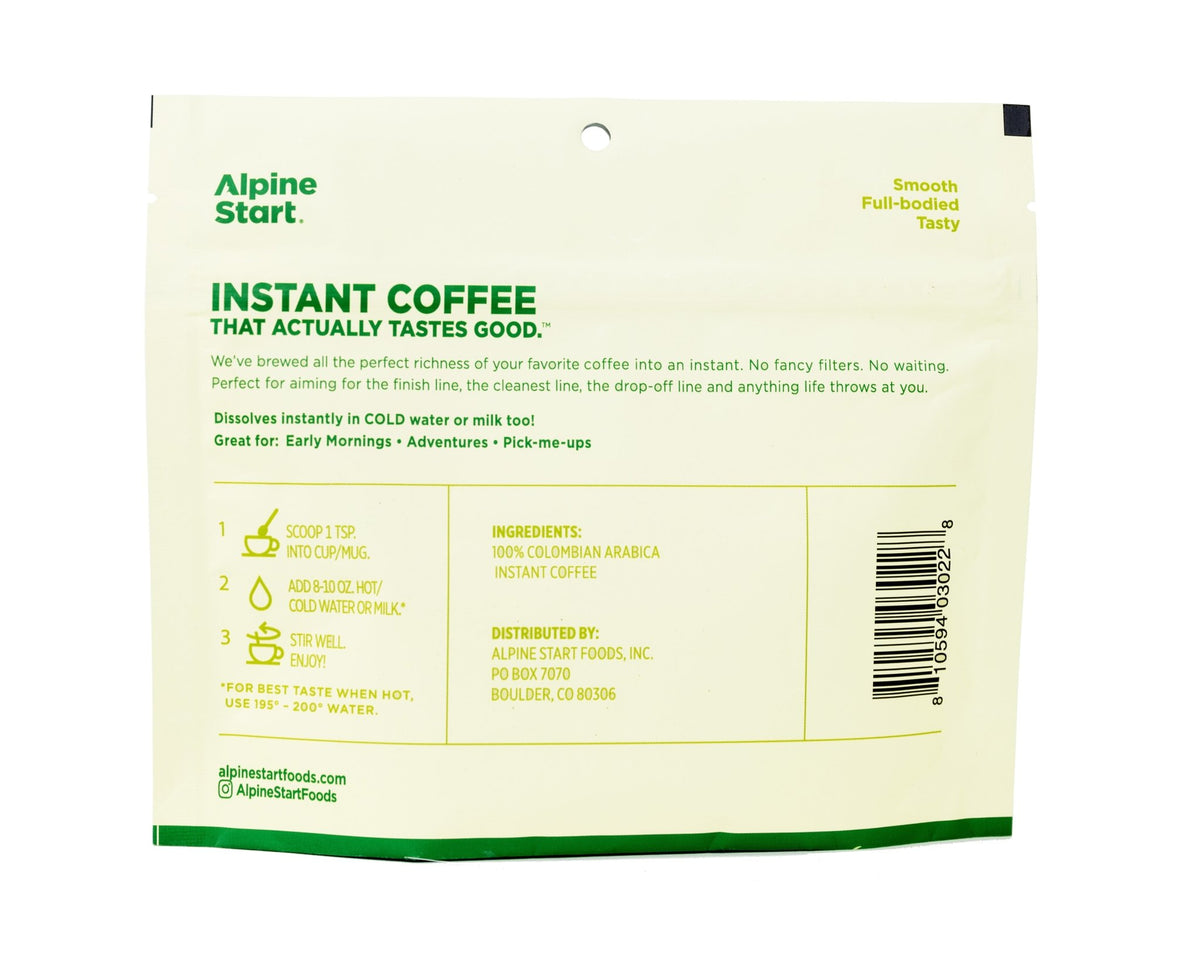 Instant Coffee Original Blend Bulk Jar | Alpine Start